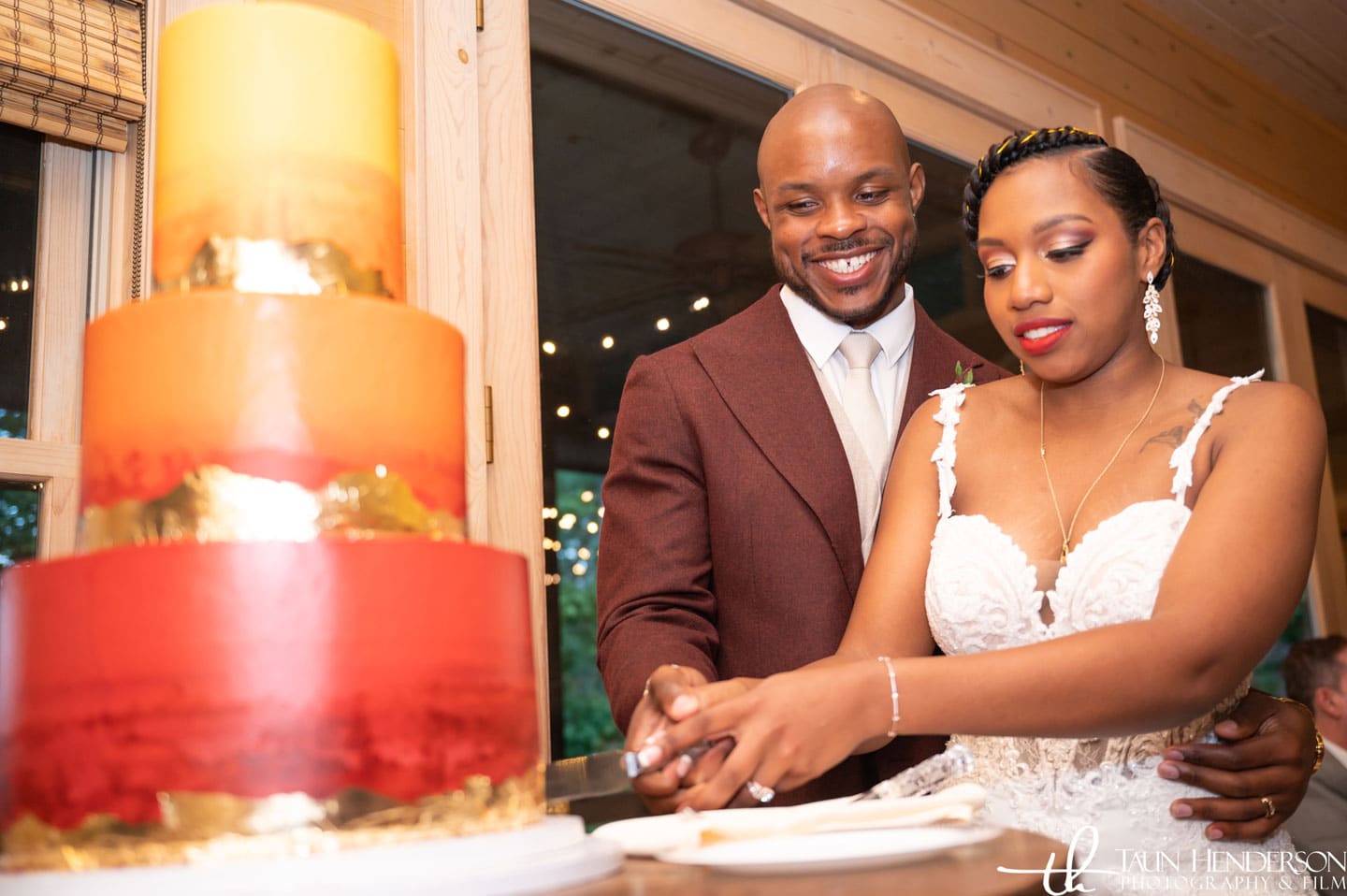 Brianna & Rico - Bohemian Bakery, Atlanta Wedding Cakes